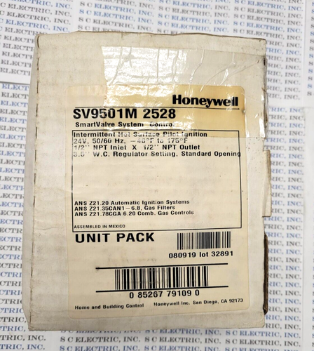 HONEYWELL Smart Valve Gas System Control SV9501M 2528 | eBay