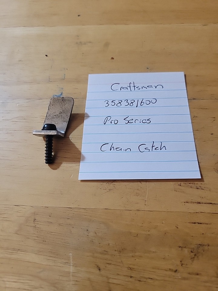 Craftsman 358381600 Pro Series Chainsaw Chain Catch With Screw | eBay
