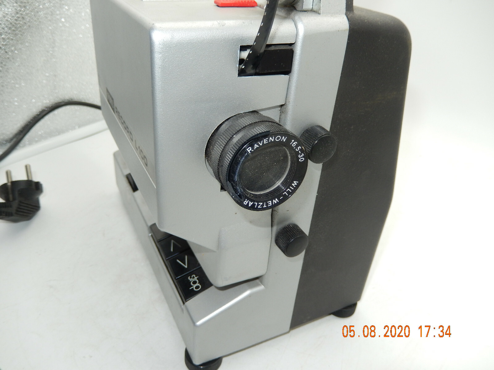 NORIS RECORD L 100 - SUPER 8 - STUMMFILM PROJEKTOR - BIS MAX. 120 METER ...
