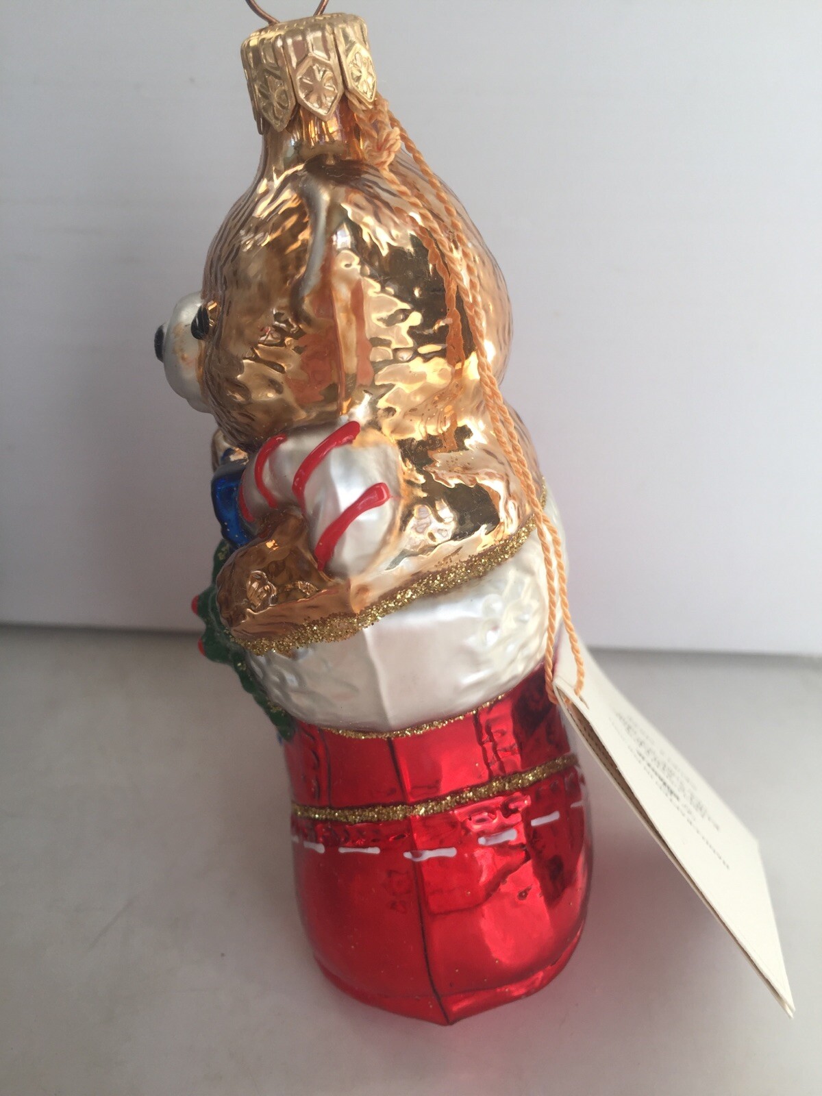 Kurt Adler Polonaise BOOT WITH PRESENTS GP375 Glass Ornament ~NIB | eBay