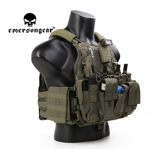 EMERSONGEAR SCARAB Tactical Vest VS Plate Laser Cut Molled Airsoft ...