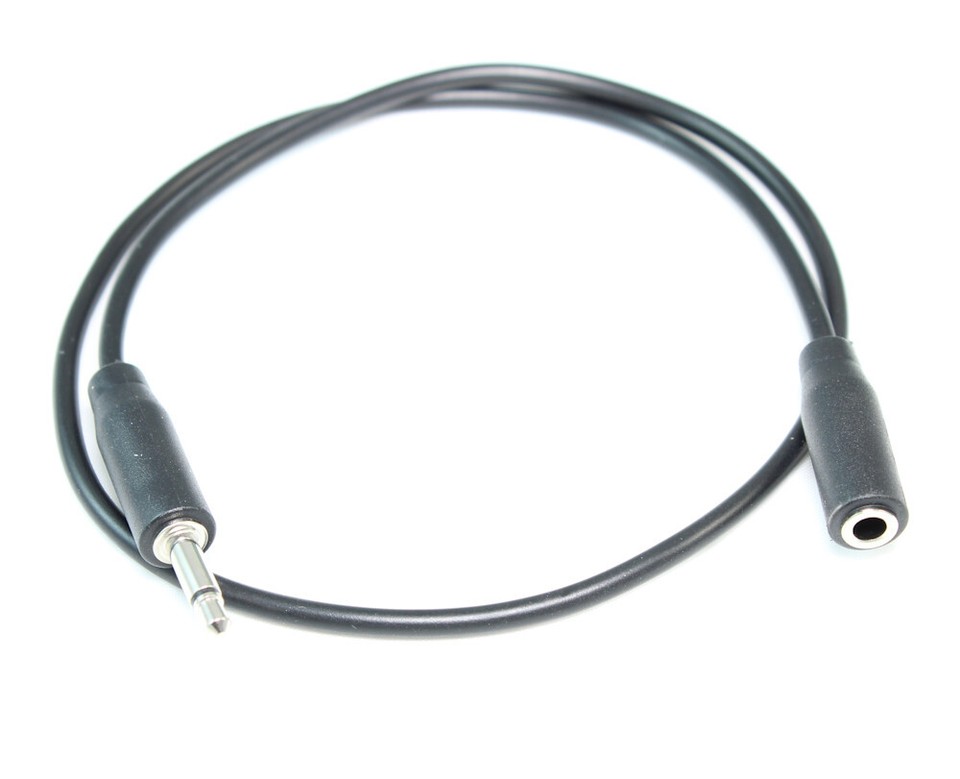 6 IN 3.5mm SLIM MONO TS (2 conductor) Male to Female Audio EXTENSION ...
