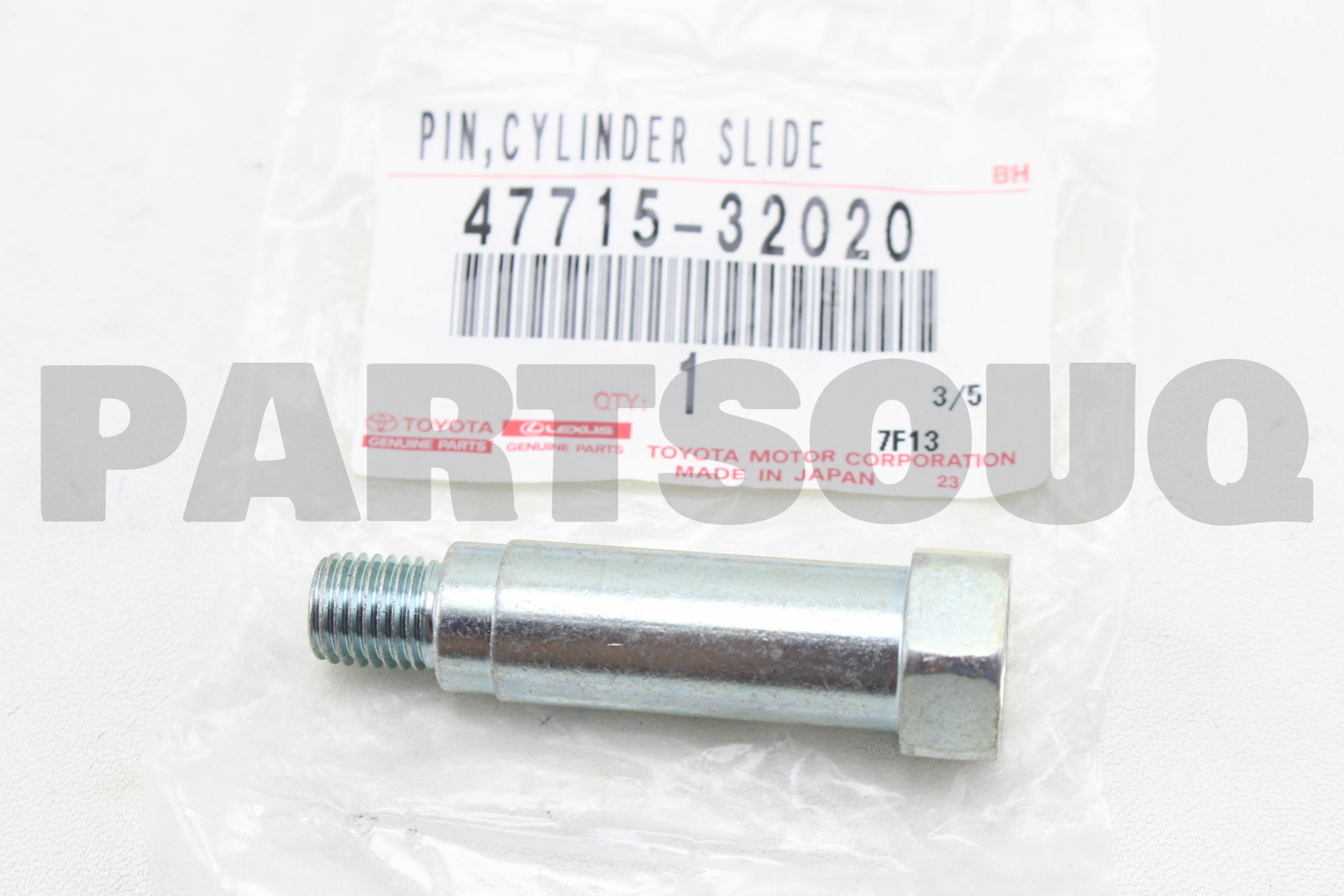 4771532020 Genuine Toyota PIN, CYLINDER SLIDE(FOR REAR DISC BRAKE ...