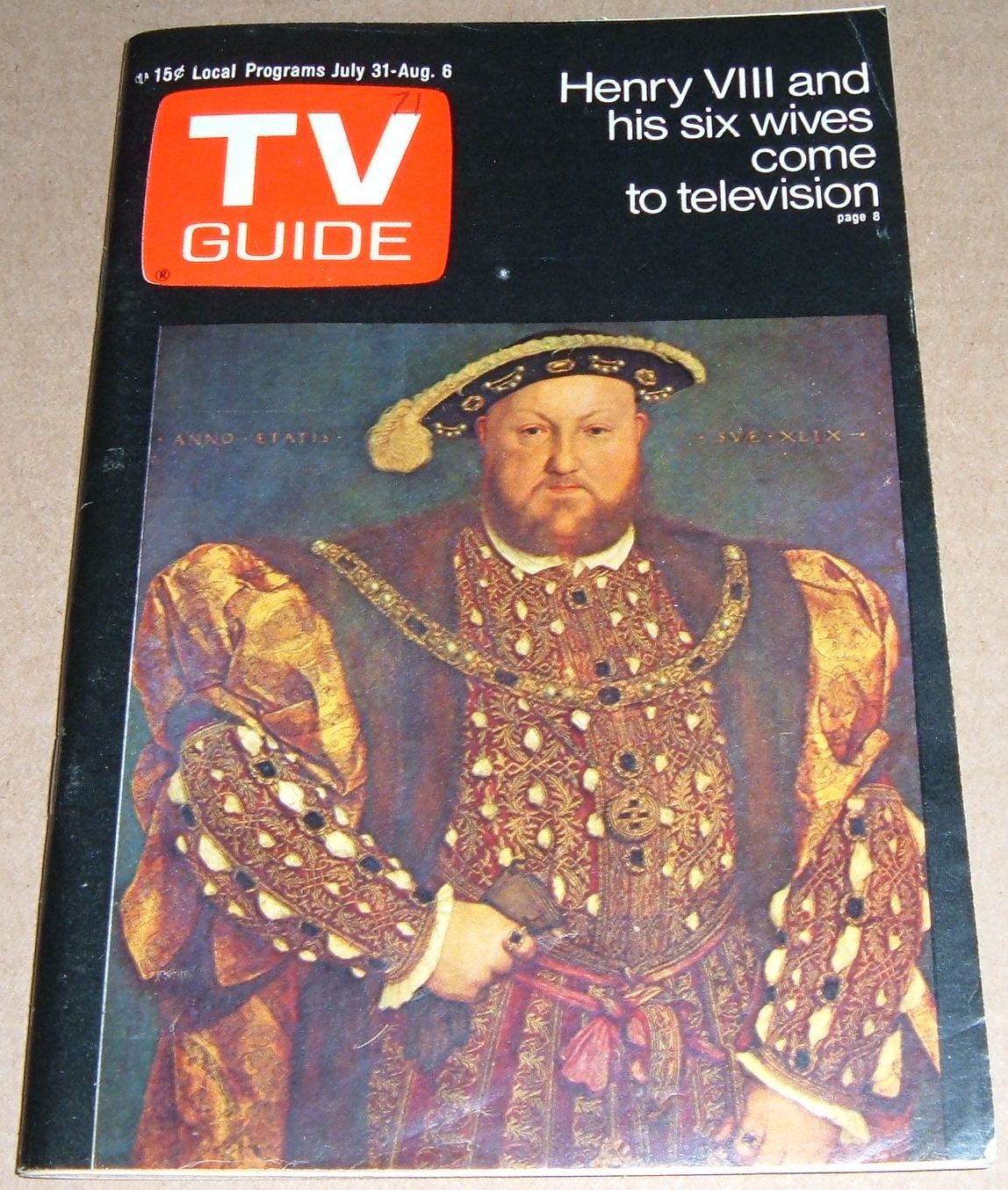 1971 COVERS ONLY ~ 1971 TV GUIDE SIX WIVES of HENRY VIII COME TO ...