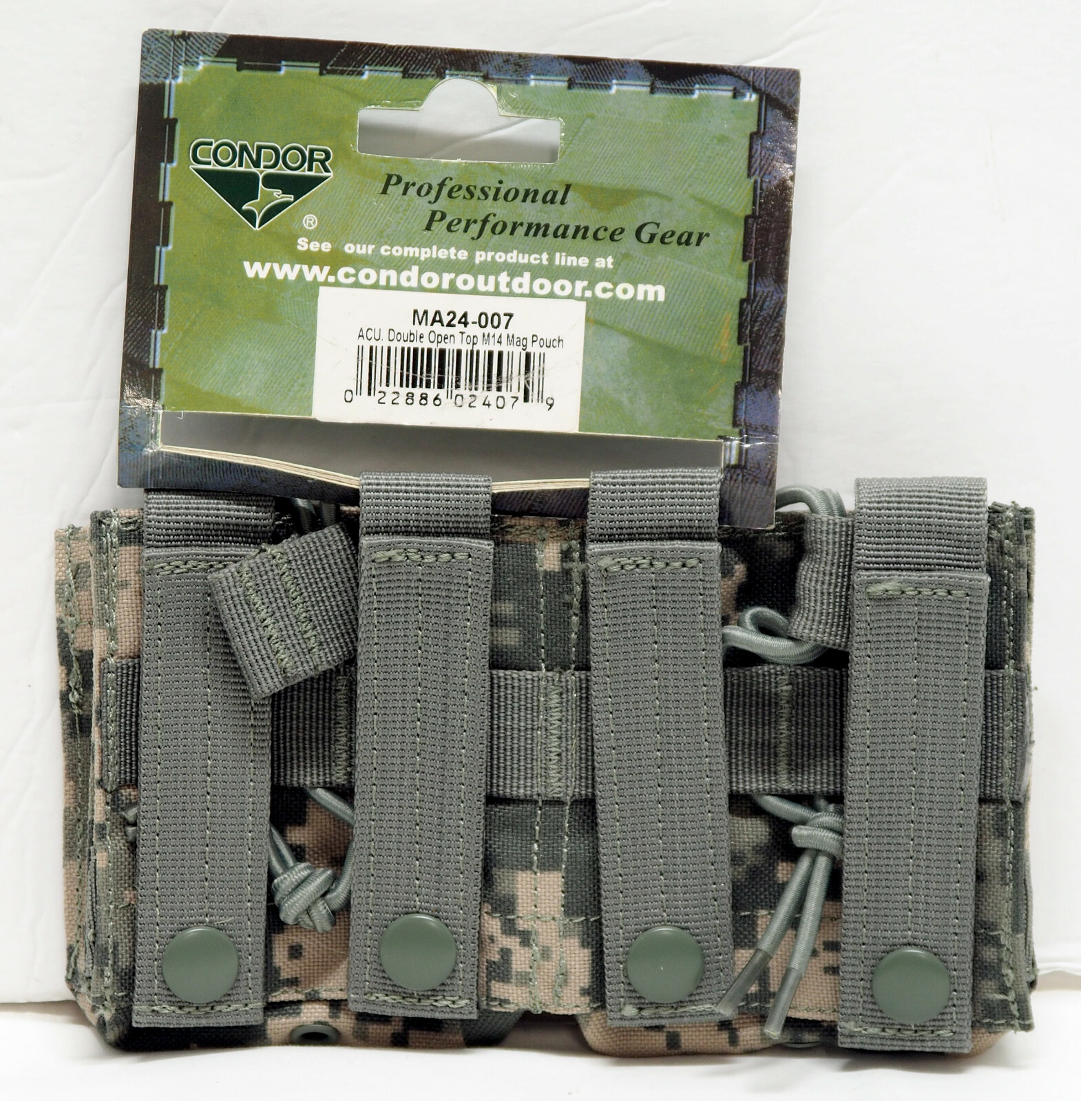 NEW Condor MA24 Modular Double Open Top Bungee 5.56/223 Rifle Magazine ...