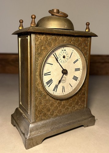 Gilbert External Bell Carriage Alarm Desk Mantel Shelf Clock | eBay