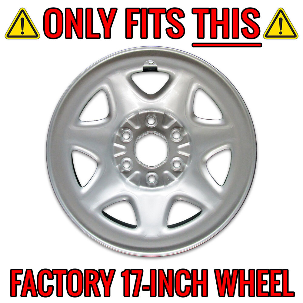 Set of 4 6 Lug 17" Chrome Wheel Skins Rim Simulators Hub Caps for Chevy ...