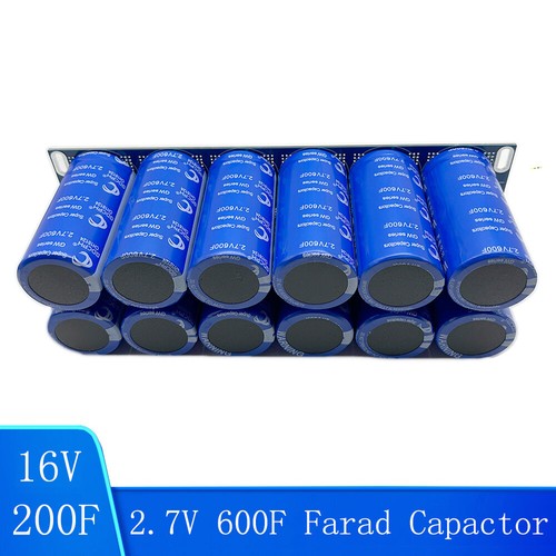12PCS/1Set 32V 50F Double Row Farad Capacitor Super Capacitor 2.7V 600F ...