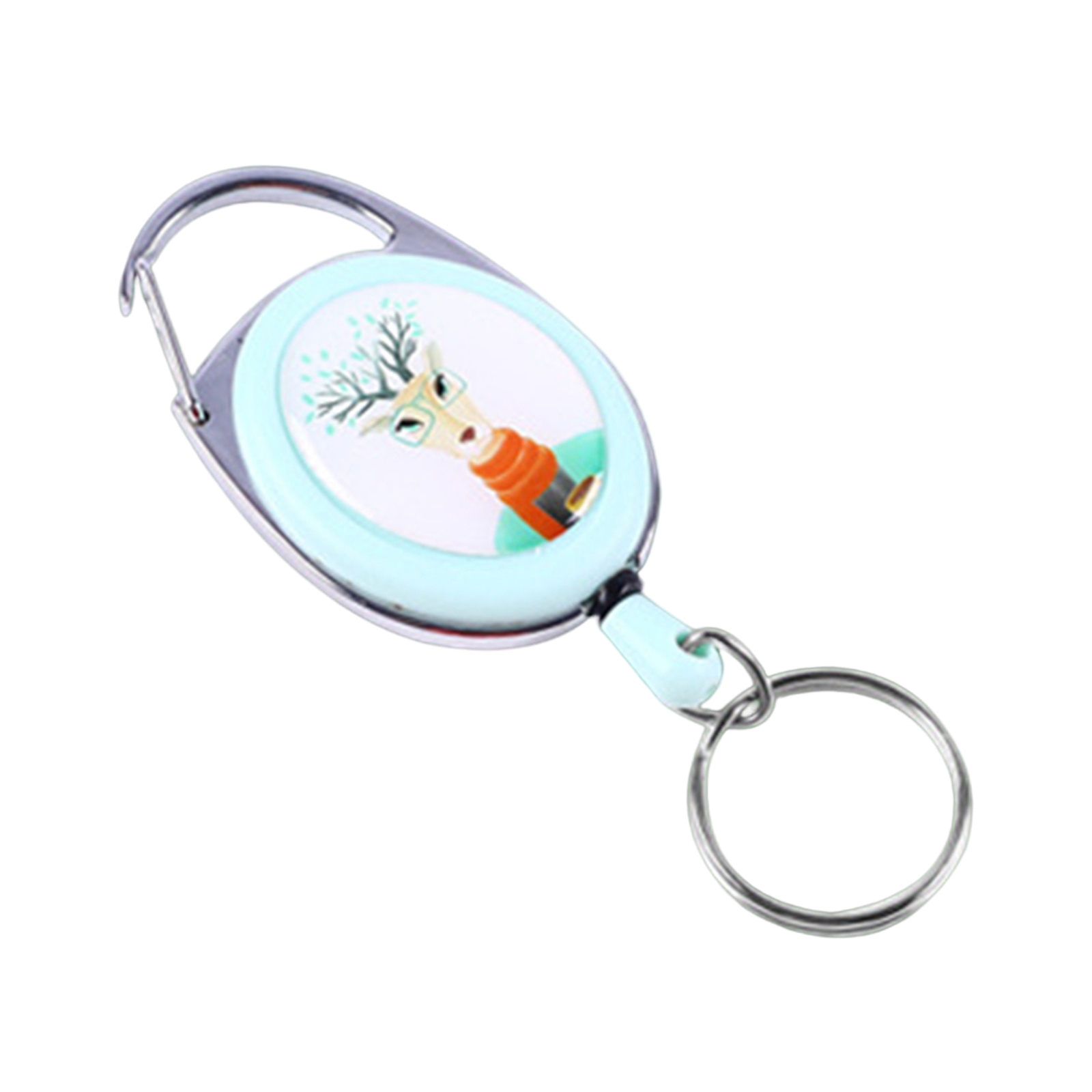 Key Chain Smooth Puller Cartoon Design Retractable Key Holder Long ...