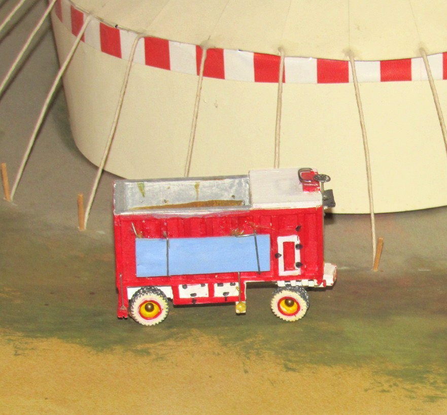 ho scale CIRCUS DINING DEPT. BAGGAGE WAGON Model Train Layouts ...