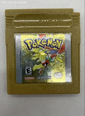 Pokemon Gold Version Authentic Nintendo Game Boy Color GBC 2000 Tested ...
