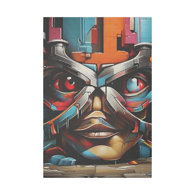Graffiti Leinwand Poster Neon Luxus WildStyle Maske Art Deko | eBay UK