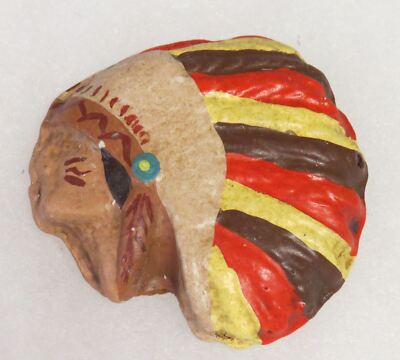 Indian Head Ceramic Neckerchief Slide [KS-179] | eBay