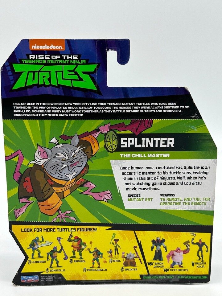 Rise Of The Teenage Mutant Ninja Turtles Splinter The Chill Master | eBay