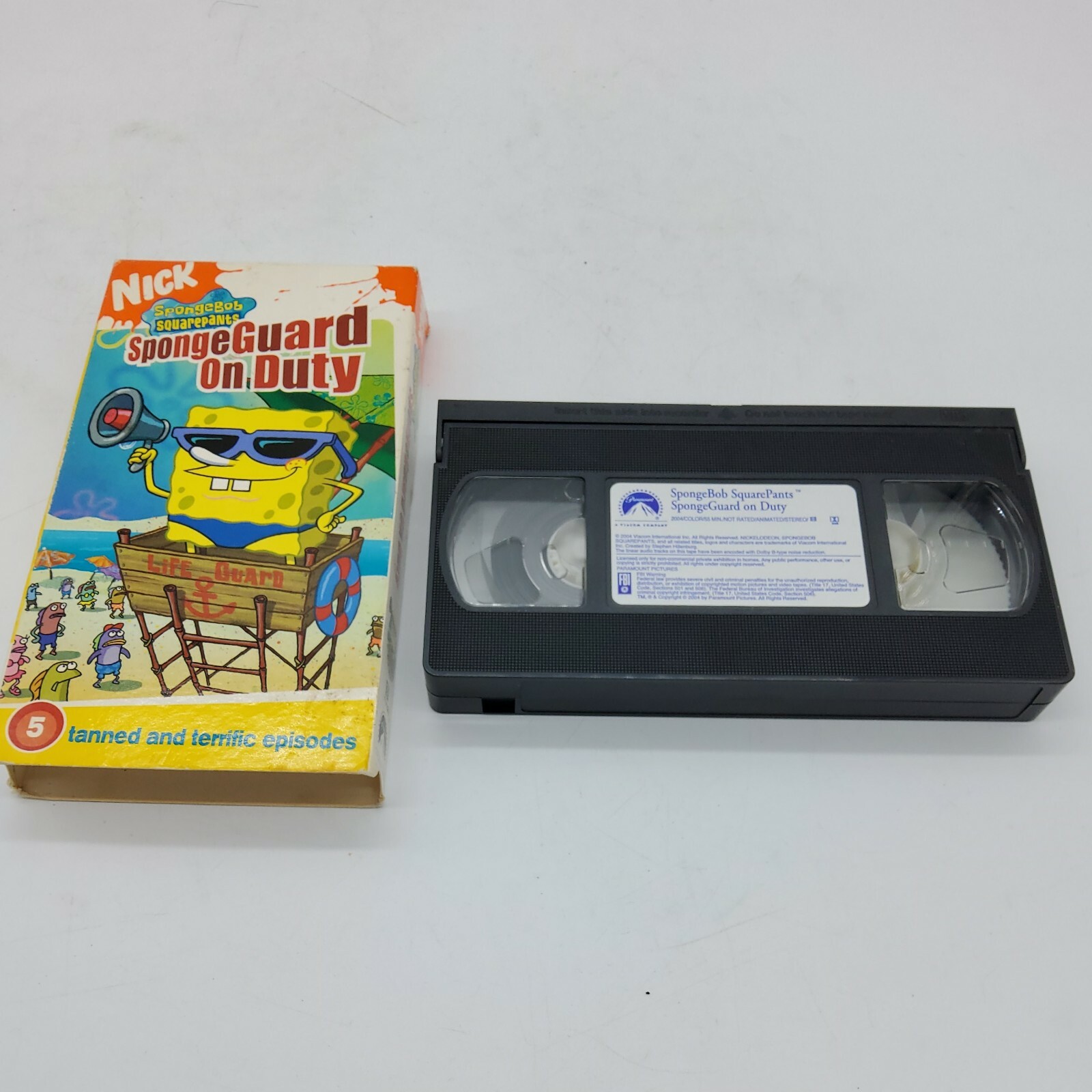 The Spongebob Squarepants Movie Vhs Ebay