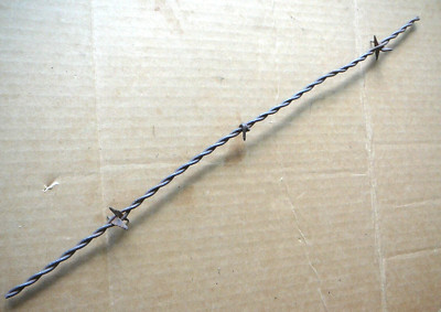 Scutts Arrow Plate Barb with One Point Double Wrap Staple - ANTIQUE ...