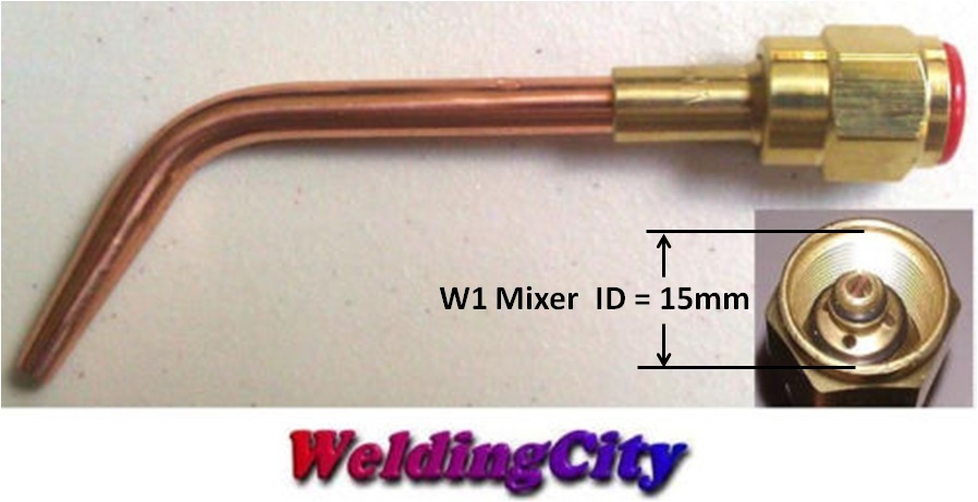 WeldingCity® Acetylene Welding Nozzle Heating Tip 2-W-1 #2 Victor 100 ...