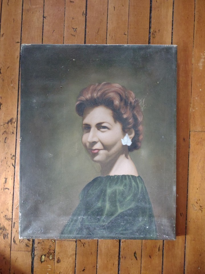 BERNARD GOSS AFRICAN AMERICAN ARTIST PAINTING OIL FRAMED 20" | eBay