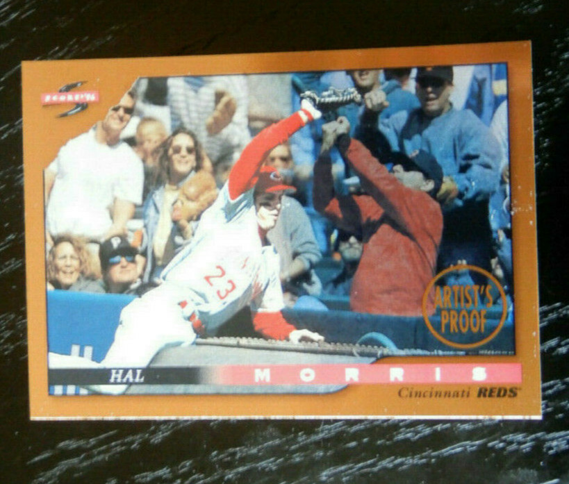 Hal Morris 1996 Score Dugout Collection Artist's Proof! # 55 of 110 | eBay