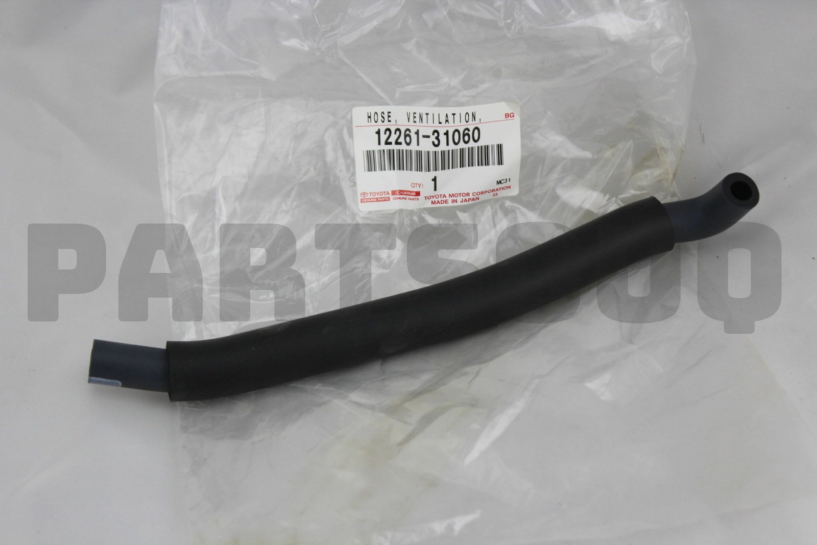 12261-31060 Genuine Toyota Hose, Ventilation, HOSE, VENTILATION ...