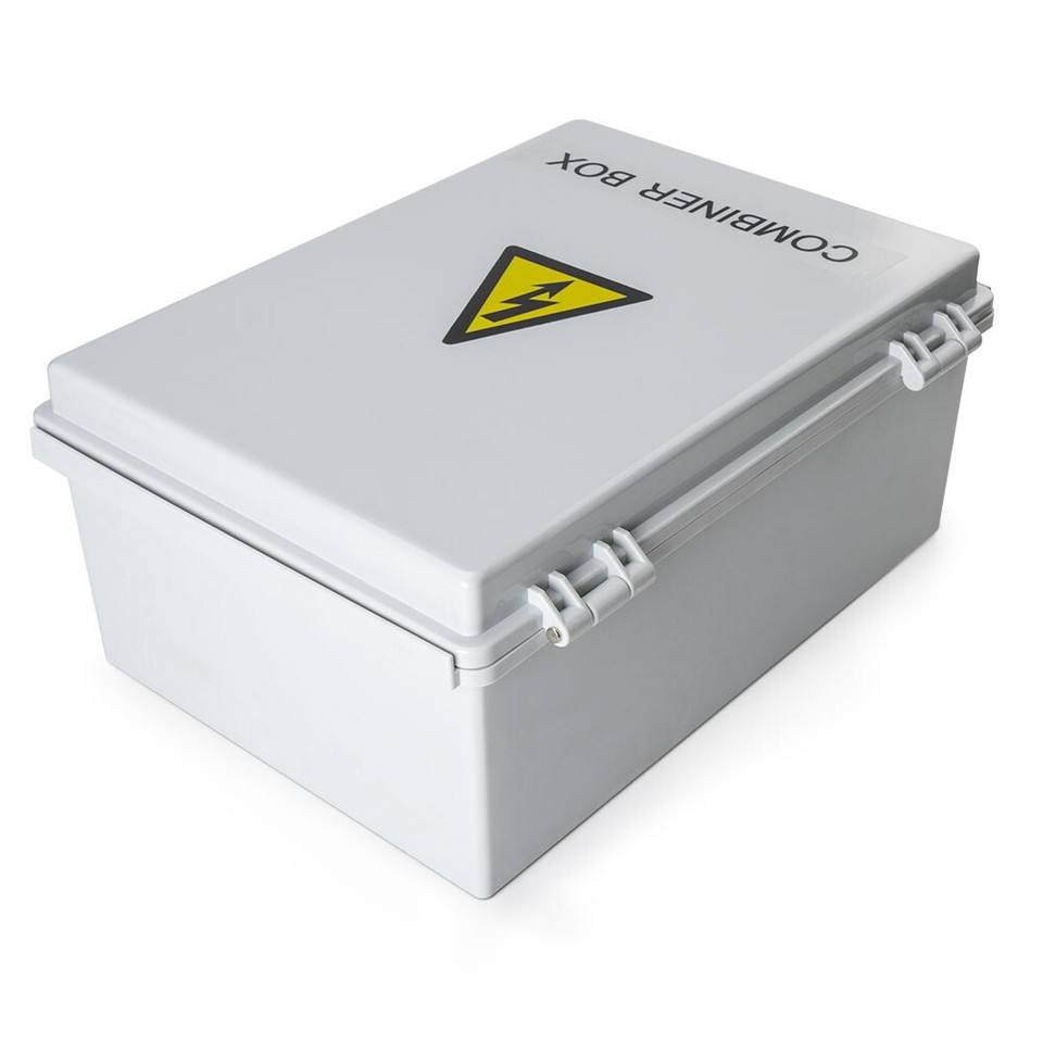 6 String Solar PV Combiner Box Junction Box 15A DC fuse 63A DC Circuit ...