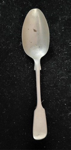 Antique 5” Silver Plated Spoon in Fiddleback Pattern by William Page ...