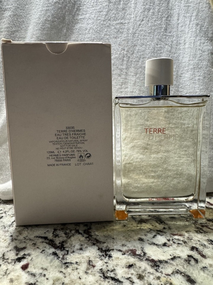 Terre D'Hermes Eau Tres Fraiche Tester EDT 4.2 oz/125 ml | Discontinued ...