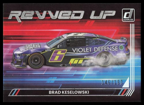 2023 Donruss Racing Revved Up Holographic #RU10 Brad Keselowski | eBay