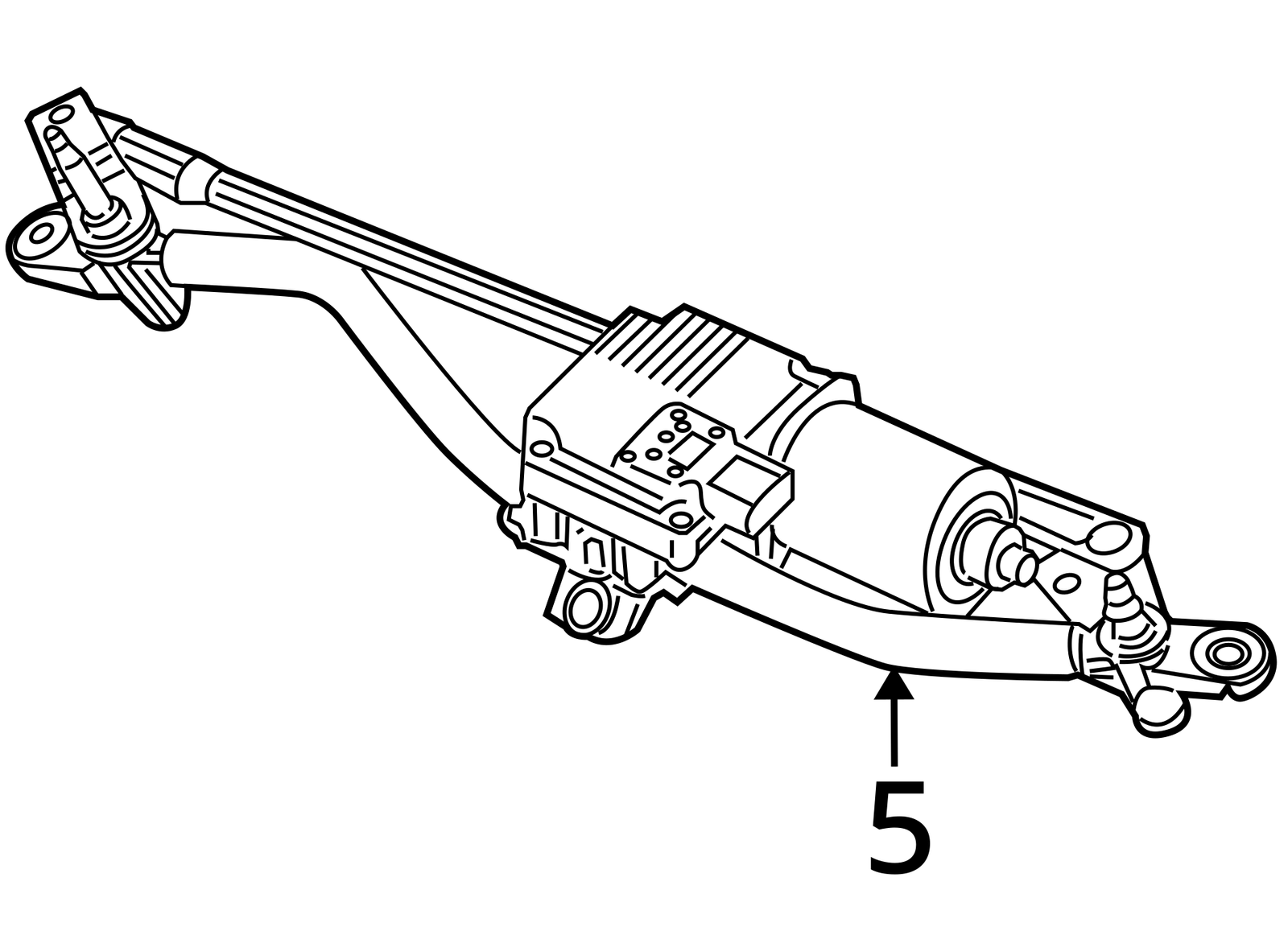 2017 Audi Q5 Front Windshield Wiper Motor OEM 83K Miles - LKQ404727863 ...