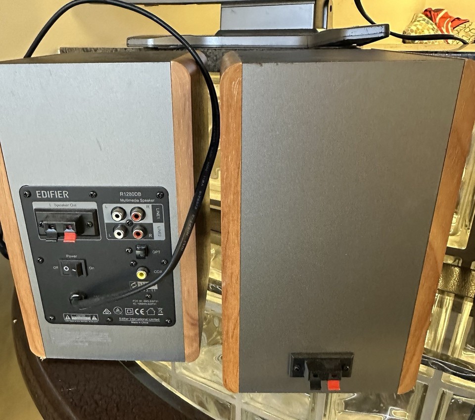 Edifier R1280DB Powered Bluetooth Bookshelf Speakers - Optical Input | eBay