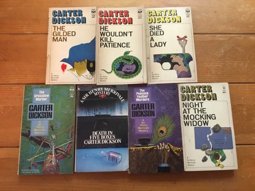 Carter Dickson Lot Of 7 Paperbacks Mystery, Crime, Detective cd1 | eBay