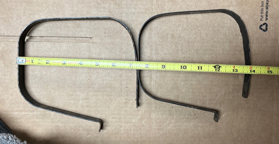 Vintage Small Engine Motor Gas tank mounting straps | eBay