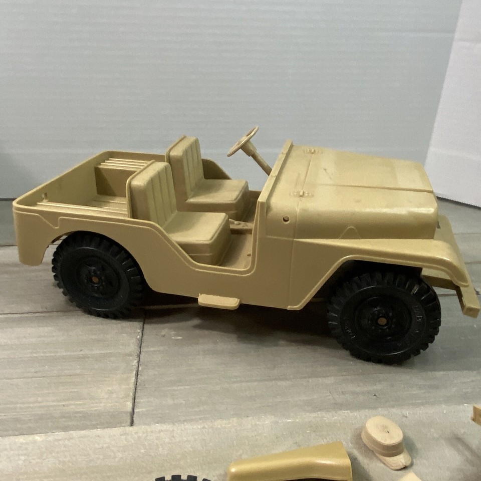 Vintage 1967 Marx Toys Rat Patrol Jeep w/ Accessories READ | eBay