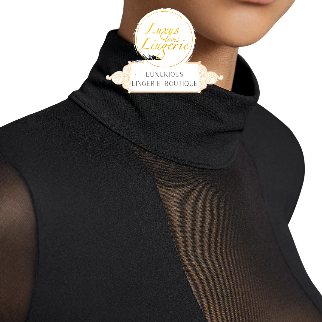 Dione String Body By Wolford M Black Seductive Transparency Elegant | eBay