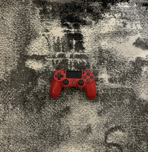 Official SONY PS4 Wireless Controller DualShock 4 Magma Red STICK DRIFT ...