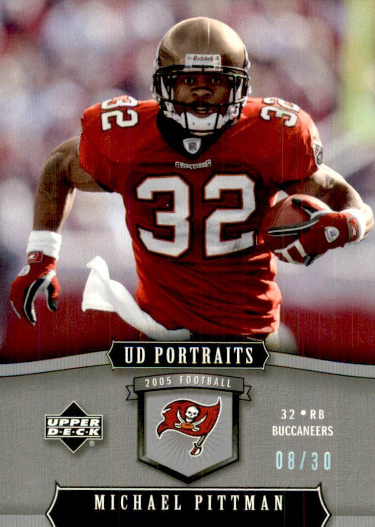 2005 Upper Deck Portraits - Platinum #92 Michael Pittman /30 for sale ...