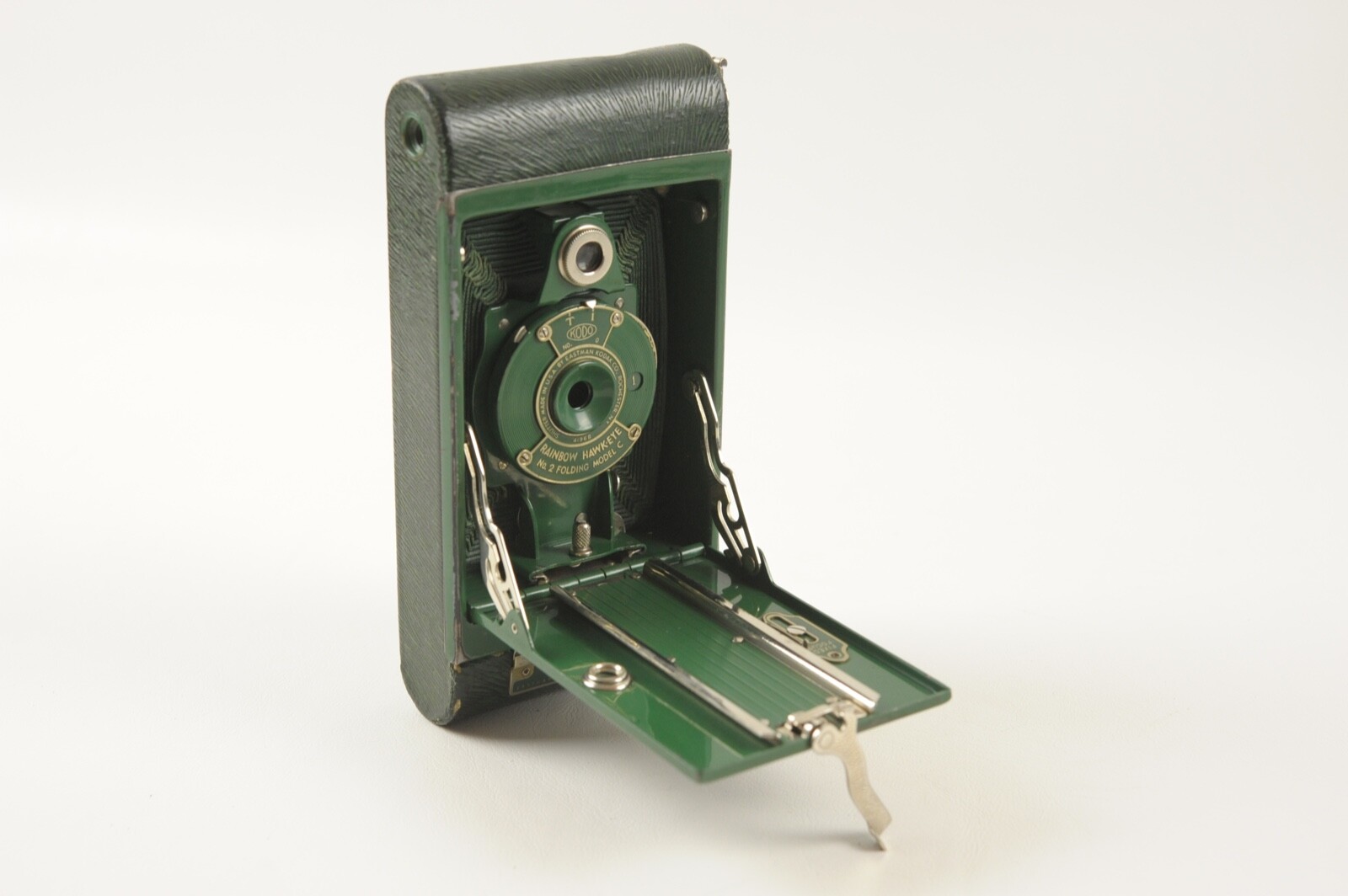 Kodak Rainbow Hawkeye Folding Model C in Green | eBay