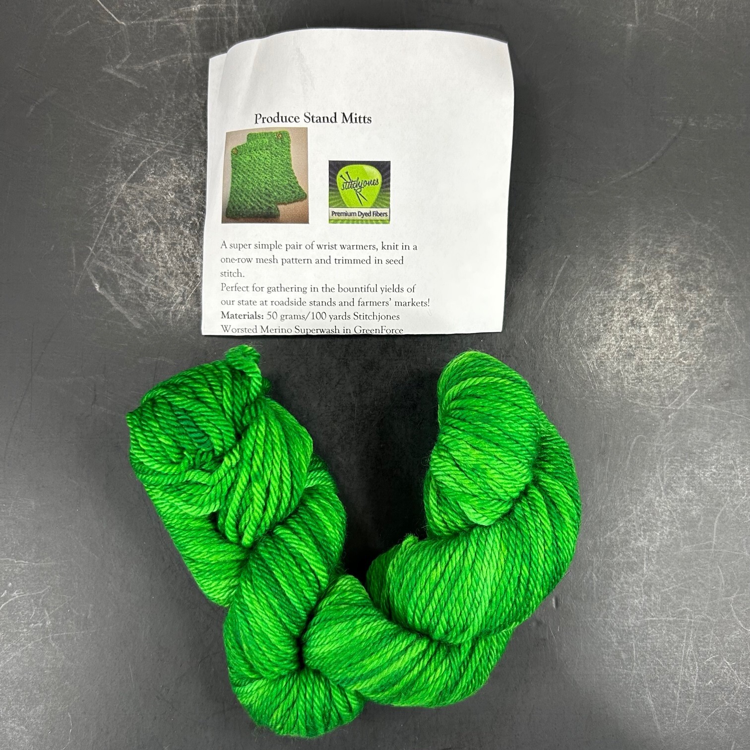 Produce Stand Mitts Kit by Stitchjones Fibers in GreenForce NEW | eBay