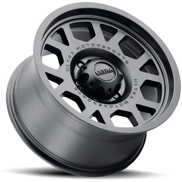 (Set of 4) Ultra 114 The Chief 16x8 5x5.5" +1mm Satin Black Wheels Rims ...