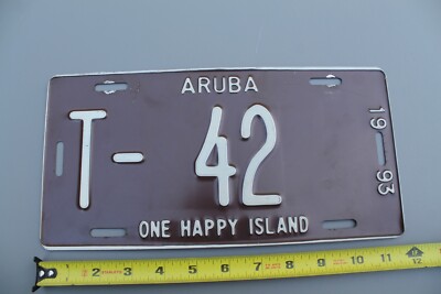 Aruba - One Happy Island 1993 Brown Netherlands Caribbean OG Aloha ...