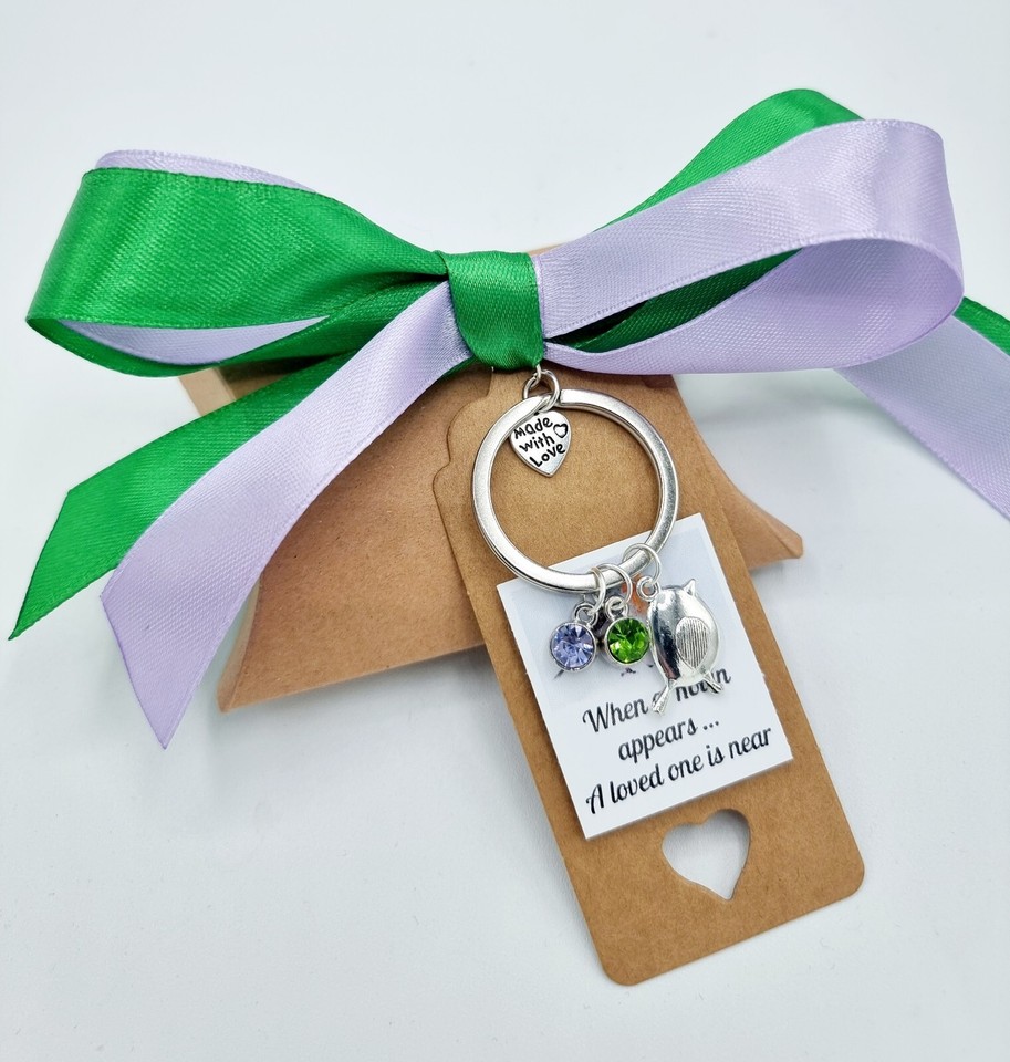 Robin Charm Keyring/Bag Charm Robins Appear when loved ones are near ...