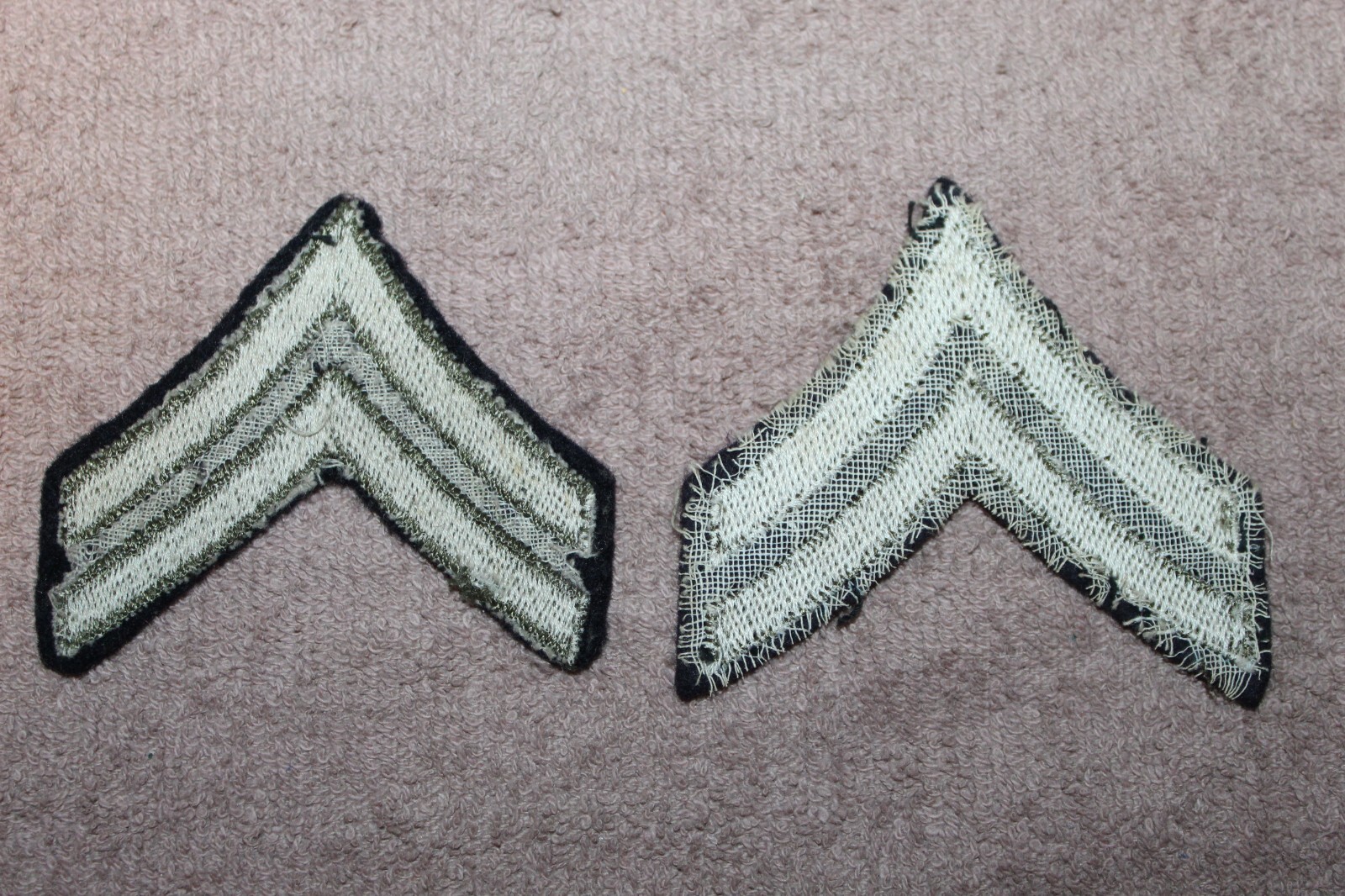 Pair of Original WW2 U.S. Army Wool Corporal Rank Uniform Chevrons | eBay