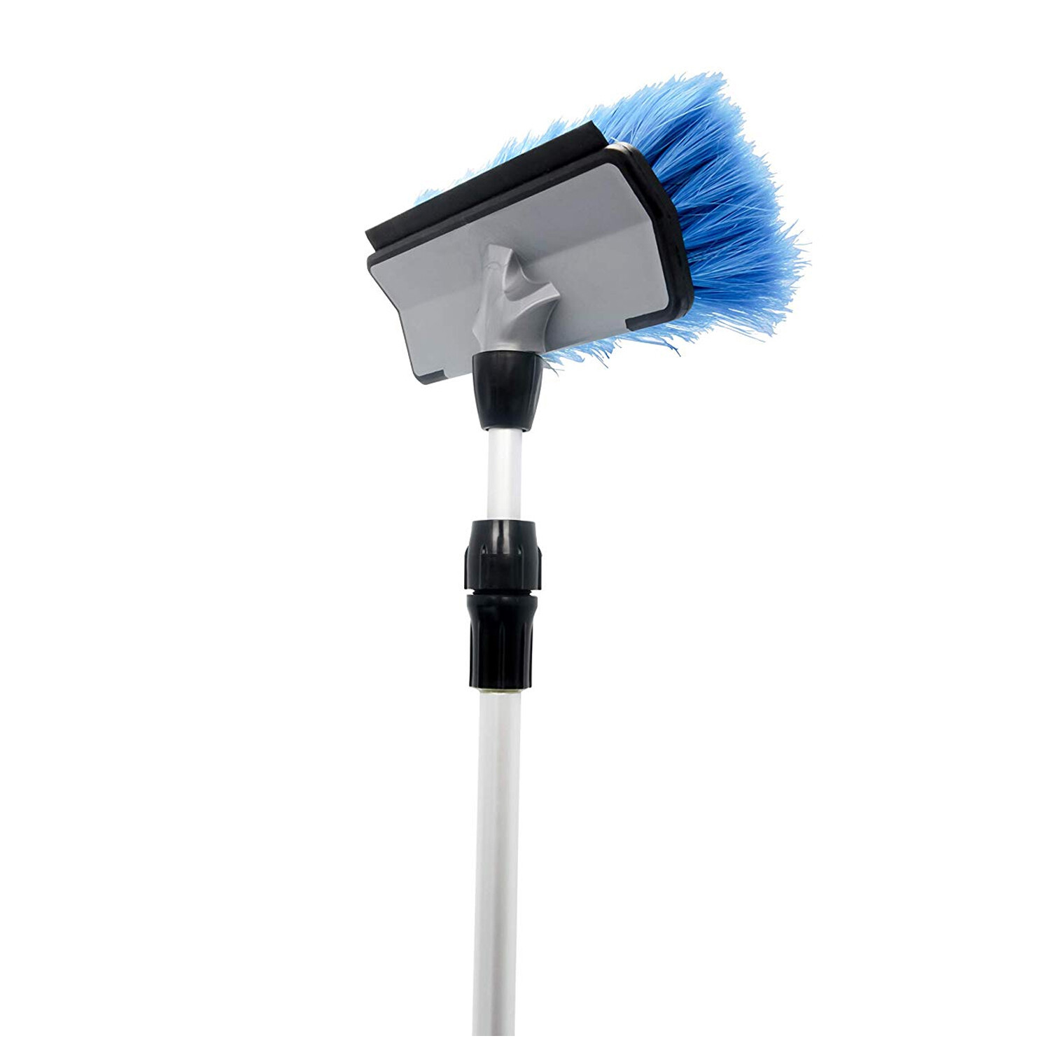 Camco RV Flow-Through Wash Brush with Adjustable Handle and Integrated ...