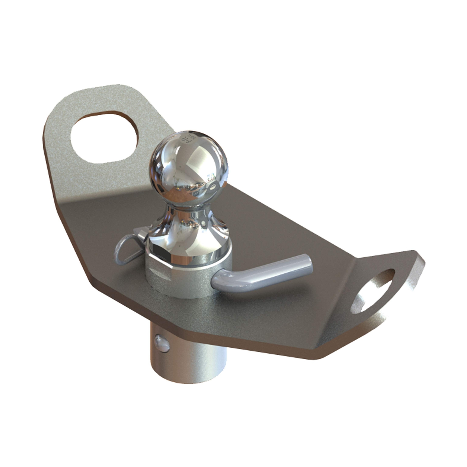 PullRite 4437 OE-Series Gooseneck Ball with Plate, Gray | eBay