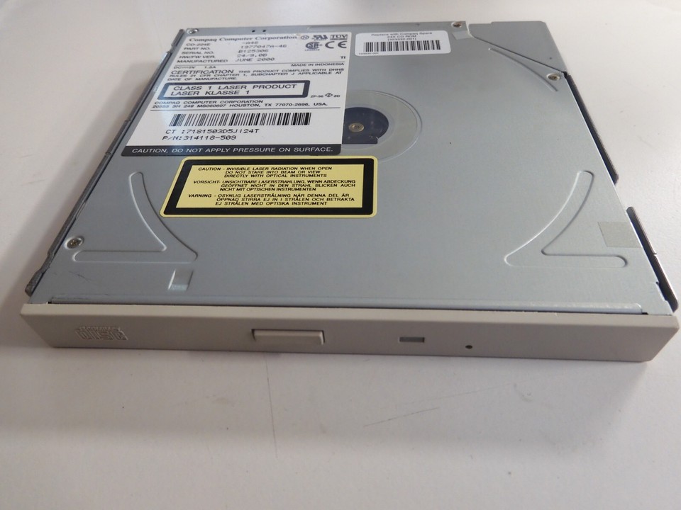 COMPAQ 323332-001 24X IDE SLIM CD-ROM DRIVE CD-224E-A45 314118-509 | eBay