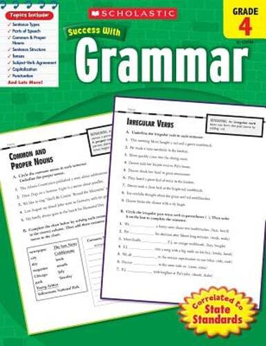 Scholastic Success with Grammar: Grade 4 Workbook by Scholastic: Used ...