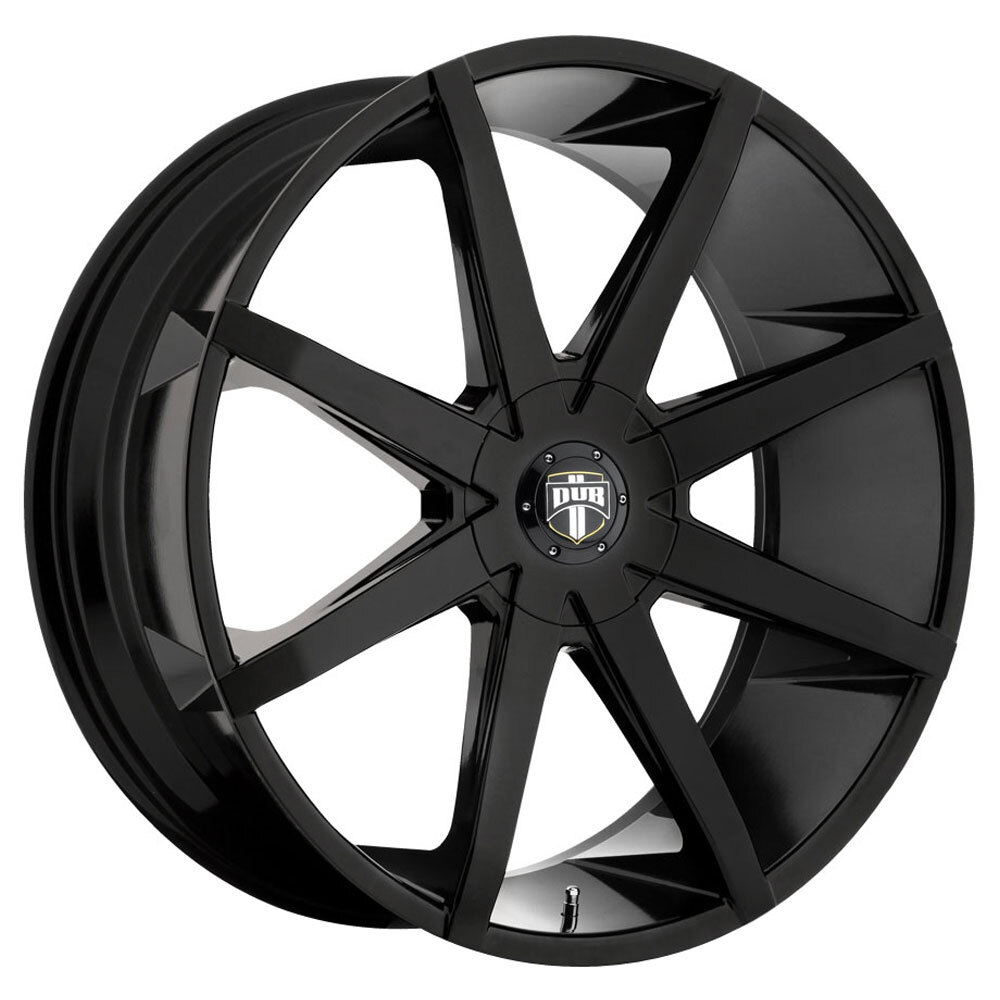 DUB Push (S110) Rim 24X9.5 6X135/6X139.7 Offset 25 Gloss Black ...