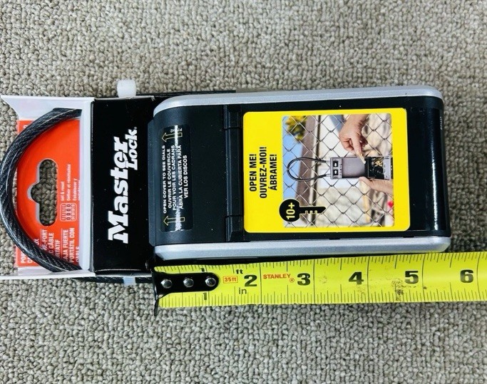 Lot Of 2 ‼️ Master Lock Portable Cable Lock Box 5482D new | eBay