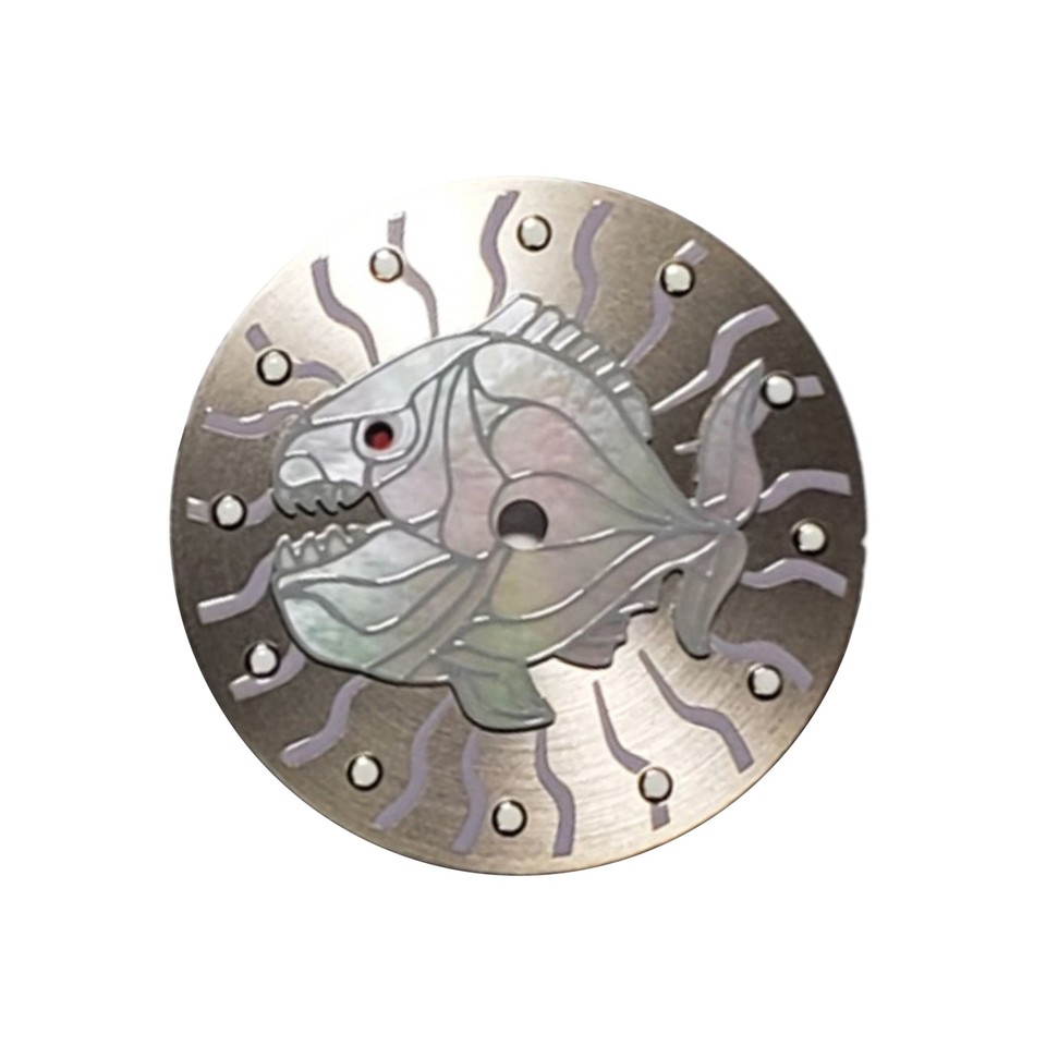 28.5mm Green Luminous Watch Dial Plate For ETA 2836 2824 NH35/36 ...