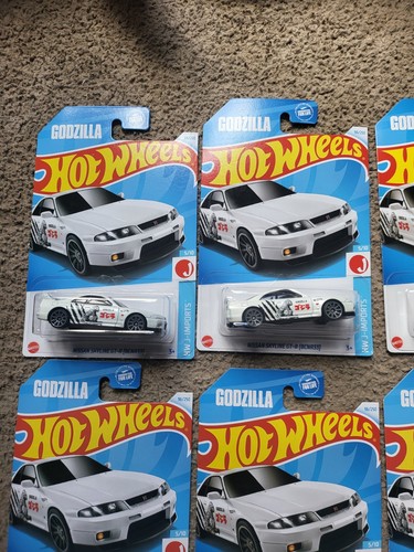 Hot Wheels Nissan Skyline R33 Godzilla Lot Of 6 White | eBay